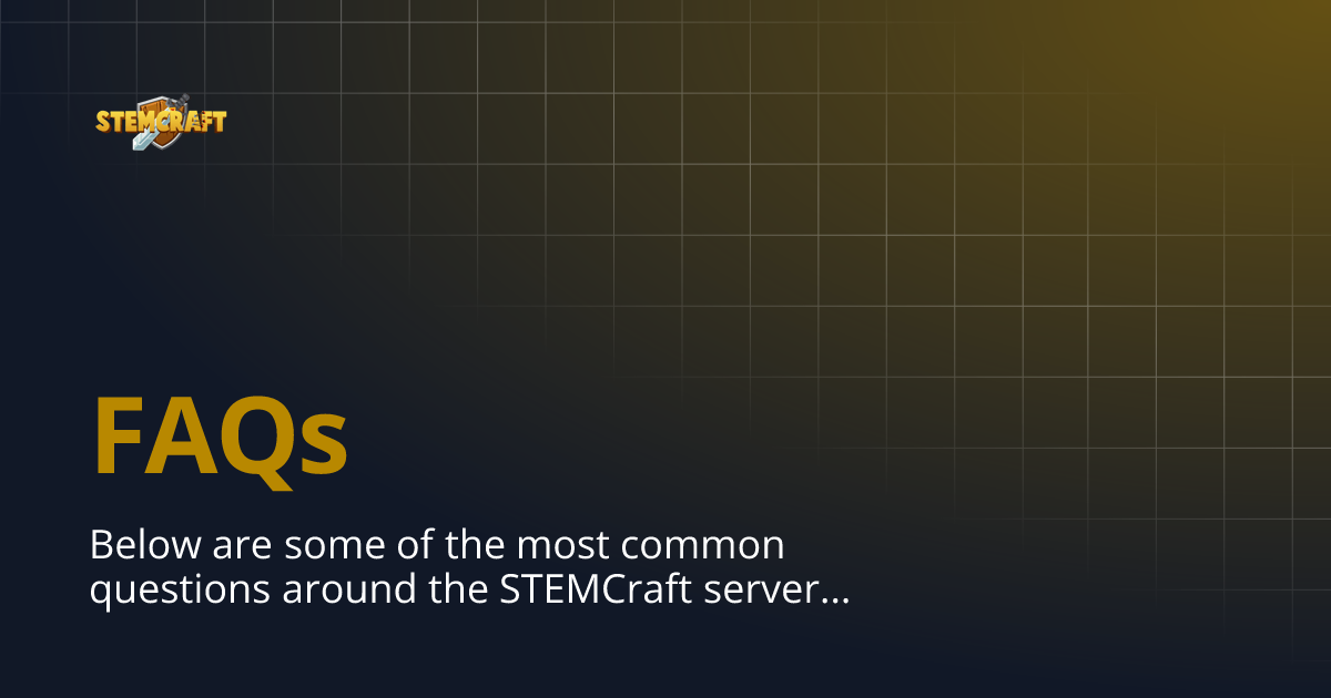 FAQs | STEMCraft